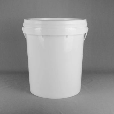 China Clear 5 Gallon Plastic Buckets with Lids - 29cm Diameter × 38cm Height, Leak-Proof Design for Food, Powder, Paint & Liquid Storage for sale