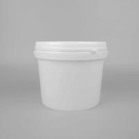 China 4 Liter Thermal Transfer Round Plastic Bucket for Wall Paint Glue PP for sale