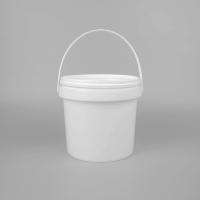 China SGS Certified 2 Liter Food Grade PP Plastic Bucket with Handles and Lids - 15cm x 14cm for sale