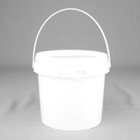 China 2L 15cm Diameter Food Grade Plastic Bucket for Ice Cream Storage and Distribution for sale