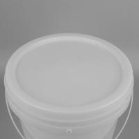 China Red Plastic Paint Bucket with Lid - 1L to 20L Capacity Options, Heat Resistant & Leakproof Design for sale