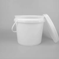 China Red Plastic Paint Bucket with Lid - 1L to 20L Capacity Options, Heat Resistant & Leakproof Design for sale