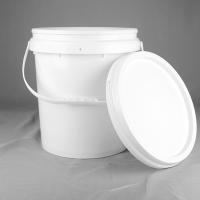 China 17L Customized Toy Packaging Bucket PP Plastic Container with Handle and Spout Cap for sale