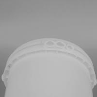 China 2L Plastic Bucket with Lid and Handle PP HDPE Food Grade Small Capacity Container for sale