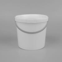 China FDA Approved 1 Liter Transparent Plastic Bucket 12cm Diameter Food Grade Leak Proof Container for sale