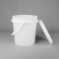 China UV Resistant Plastic Paint Bucket 1L to 20L with Pouring Spout for sale