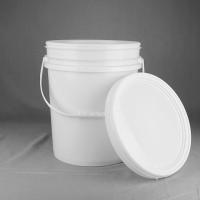 China 20L HDPE Lubricant Bucket Industrial Grade White Square Round Rectangle for sale