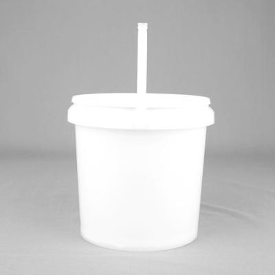 China 3L Food Grade Plastic Ice Cream Pails with Lids - 17cm Diameter × 17cm Height - FDA & SGS Certified for sale