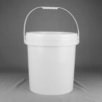 China Round 5 Gallon Plastic Bucket 20 Liter Food Grade UV Resistant for sale