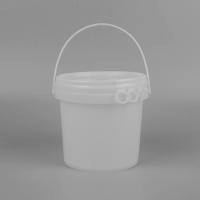 China ISO9001 Certified 1L Food Grade Plastic Bucket with 4-Layer Stacking Strength and FDA Approved PP Material for sale