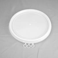 China 7kg 7L Plastic Paint Bucket with Lid and Handle PP HDPE 22.8x20.5x20cm for sale