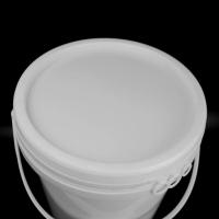 China 20L Plastic Stackable Buckets with Lids 5 Gallon Round Pails UV Resistant for sale