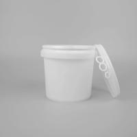 China 1 Liter Clear Plastic Buckets with IML Printing - 12cm Diameter PP/PE Material for Food and Industrial Use for sale