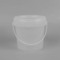 China Food Grade 1L 2L Transparent Plastic Bucket with UN Certification for Honey Packaging for sale