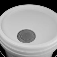 China 20L 5 Gallon Plastic Bucket with Handle and Lid Food Grade PP PE for sale