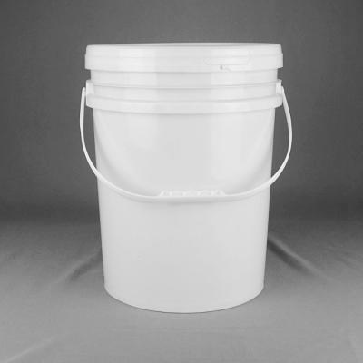 China 5 Gallon Food Grade PP Plastic Buckets with Lids - 11.83