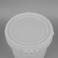 China 1L 33oz Food Grade Plastic Pail with Lid - 12.3cm Diameter Ice Cream Bucket for Industrial Food Packaging for sale