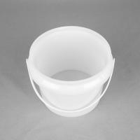 China 10L Capacity Circular Plastic Bucket With Coating For Easy Handling for sale