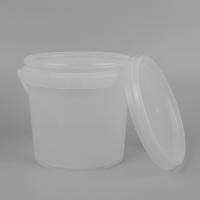 China 1L Transparent Plastic Bucket 12x12cm with IML Design for Food Industry - SGS Certified PP/PE Container for sale