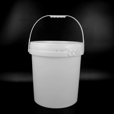China Round 11.5 Inch Diameter Five Gallon Plastic Pails 15.5 Inch Height for sale