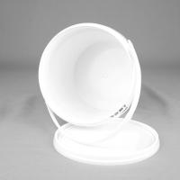 China 2L 15cm Diameter Food Grade Plastic Bucket for Ice Cream Storage and Distribution for sale