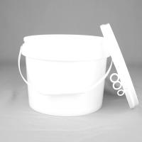 China 22cm Diameter 5L Food Grade Plastic Bucket with Leak-Proof Design and Custom Printing Options for sale