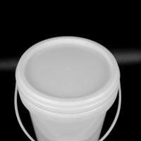 China 6kg Paint Plastic Packaging Drum with Lid Handle FAD Certified 6 Liter for sale