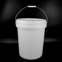China SGS Certified 5 Gallon Plastic Buckets with Lids - 19L Capacity, 29cm Diameter x 38cm Height, Food Grade PP/PE Material for sale