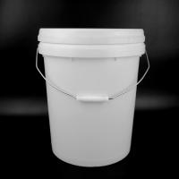 China 5 Gallon Food Grade Plastic Bucket with Lid 28.5cm x 38.6cm for Paint and Liquid Storage for sale