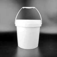 China 20L Rounded Plastic Bucket for Food Packaging in Carton or Bag for sale