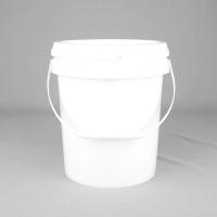 China Rounded Molded Plastic Bucket 0.8-1.5mm Thickness As Required Color for sale