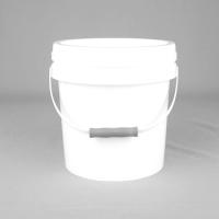 China 4L Round Molded Plastic Bucket for Water Paint Food Chemical Coating for sale