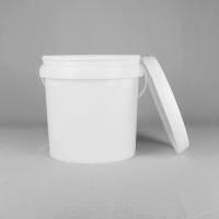China 2 Gallon Plastic Bucket with Lid 8L Round PP PE Container Food Grade for sale