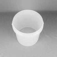 China Food Grade White Round Plastic Oil Bucket 10L 3 Gallon with 25.3cm Diameter for Packaging for sale