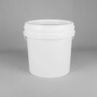 China 8L Round  2 Gallon Plastic Containers With Lids , Two Gallon Plastic Buckets for sale