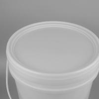 China 14L Plastic Water Bucket Round Fertilizer Packaging PP PE Durable 26.5cm Dia for sale