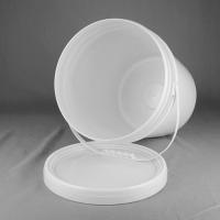 China 20L HDPE Lubricant Bucket Industrial Grade White Square Round Rectangle for sale