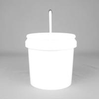 China 4L Round Plastic Bucket FDA Certified Durable Storage Container with Lid for sale