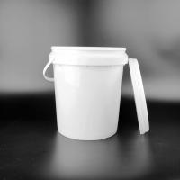 China 6kg Paint Plastic Packaging Drum with Lid Handle FAD Certified 6 Liter for sale