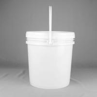 China 4.5 Gallon Round Plastic Bucket White Pail 11.5