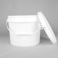 China Custom Logo Round Plastic Bucket 1L-25L with Seal Lid for Food Chemical Storage for sale