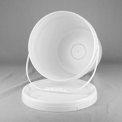 China 4.5 Gallon Round Plastic Bucket White Pail 11.5