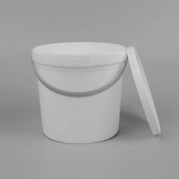 China FDA Approved 1 Liter Transparent Plastic Bucket 12cm Diameter Food Grade Leak Proof Container for sale