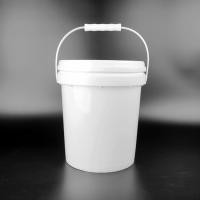 China 6L Capacity Round Plastic Bucket Polypropylene for Chemical Industry - 19.3×17×22.8cm Dimensions for sale