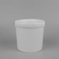 China FDA Approved 1 Liter Transparent Plastic Bucket 12cm Diameter Food Grade Leak Proof Container for sale