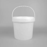 China 4L Plastic Food Bucket with Sealing Lid Food Grade PP Storage Container 19cm DIA for sale