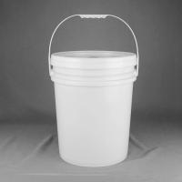 China 20L HDPE Lubricant Bucket Industrial Grade White Square Round Rectangle for sale