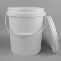 China 19L 5 Gallon Plastic Lubricant Bucket 29×38cm with Custom Printing Options for sale