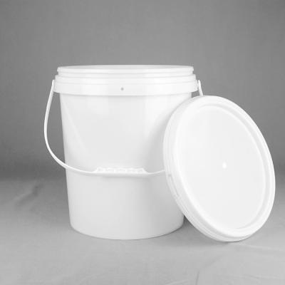 China Round BPA Free Food Safe 3 Gallon Plastic Bucket with Plastic Handle 10.7 Inch Diameter for sale