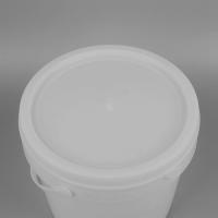 China 4 Liter Thermal Transfer Round Plastic Bucket for Wall Paint Glue PP for sale